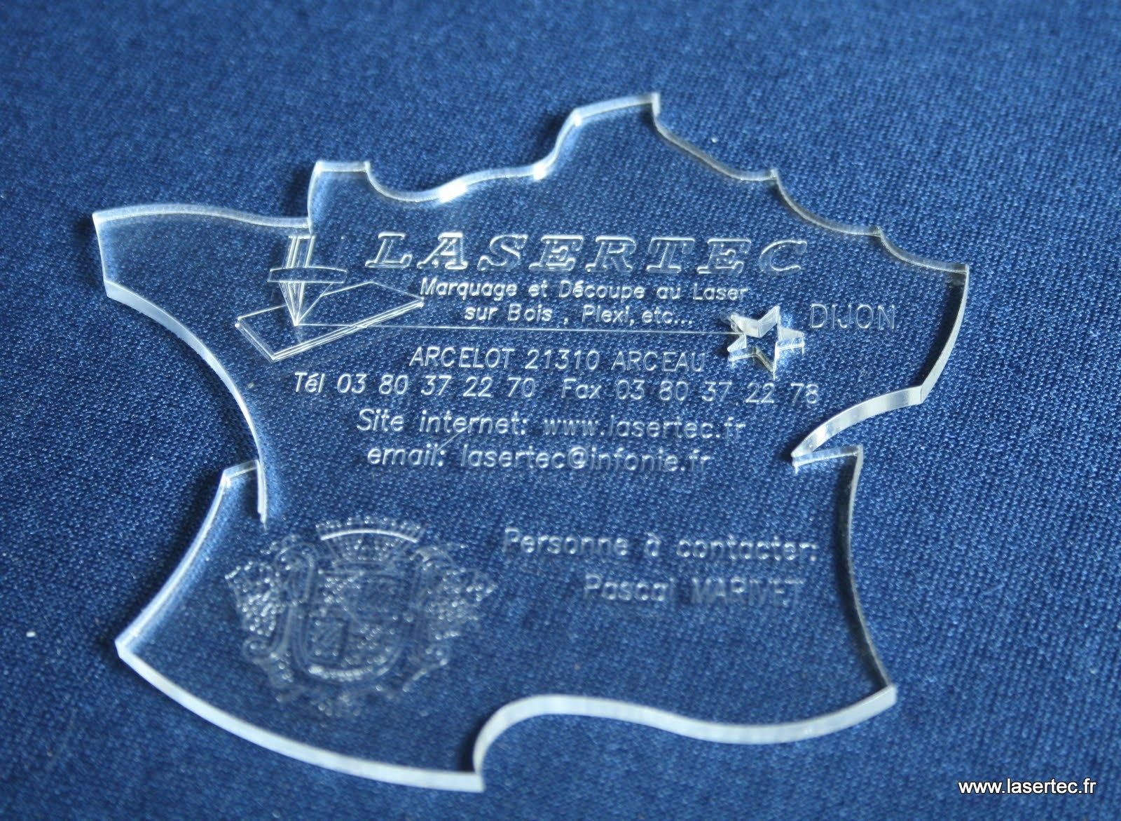 Galerie Gravure laser Plexi